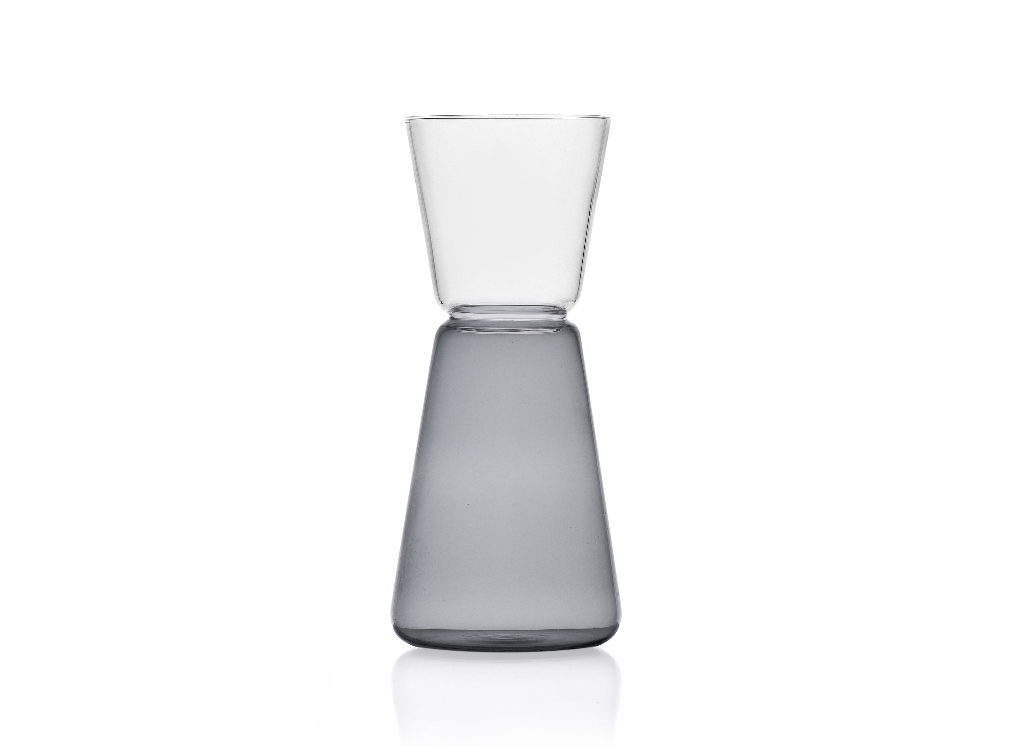 ICHENDORF High rise pitcher clear/smoke 500ml | Studio Omana